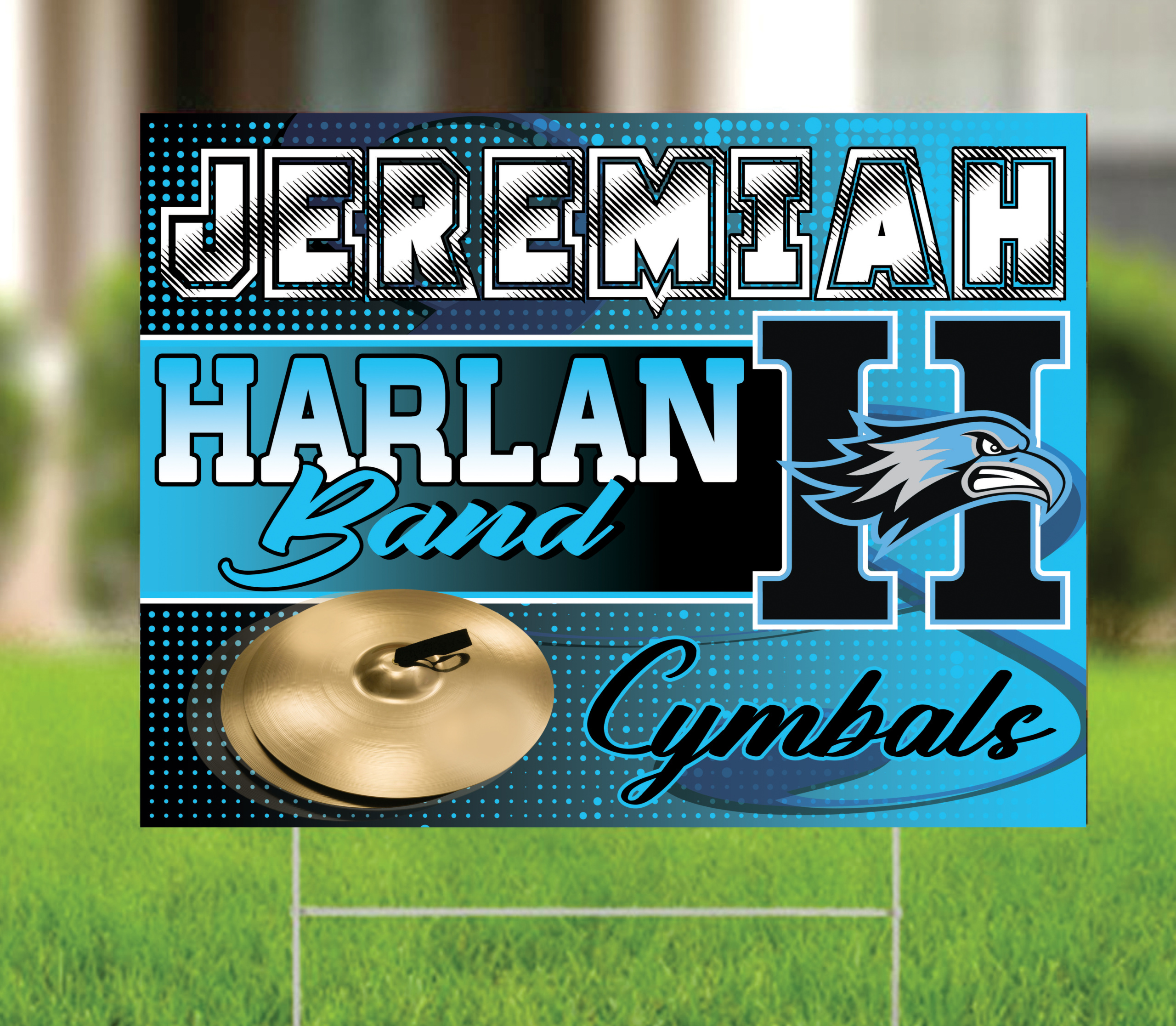 Harlan Band Yard Sign - A1 Sports Center