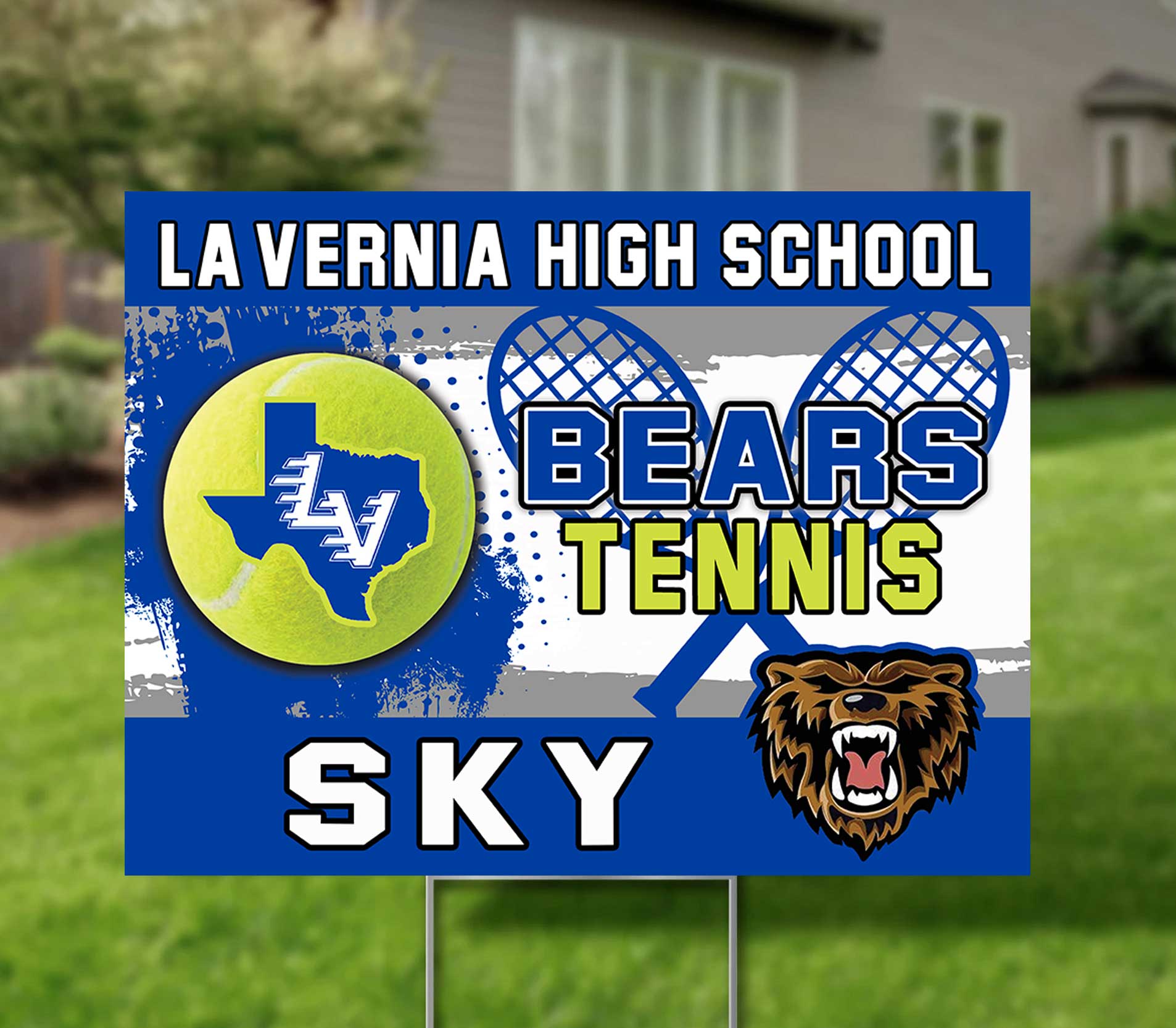 Yard Sign - Tennis - A1 Sports Center